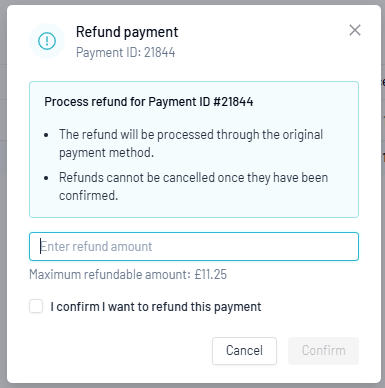 How do I refund a customer?
