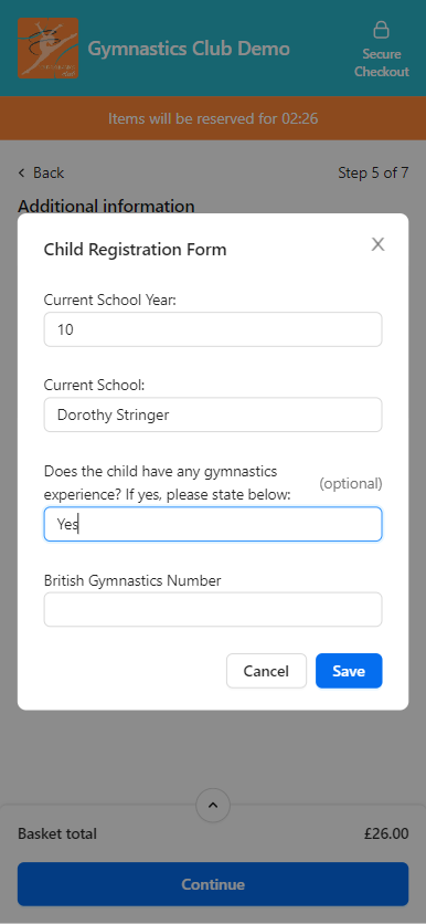 JoinIn user guide: How to complete the JoinIn checkout